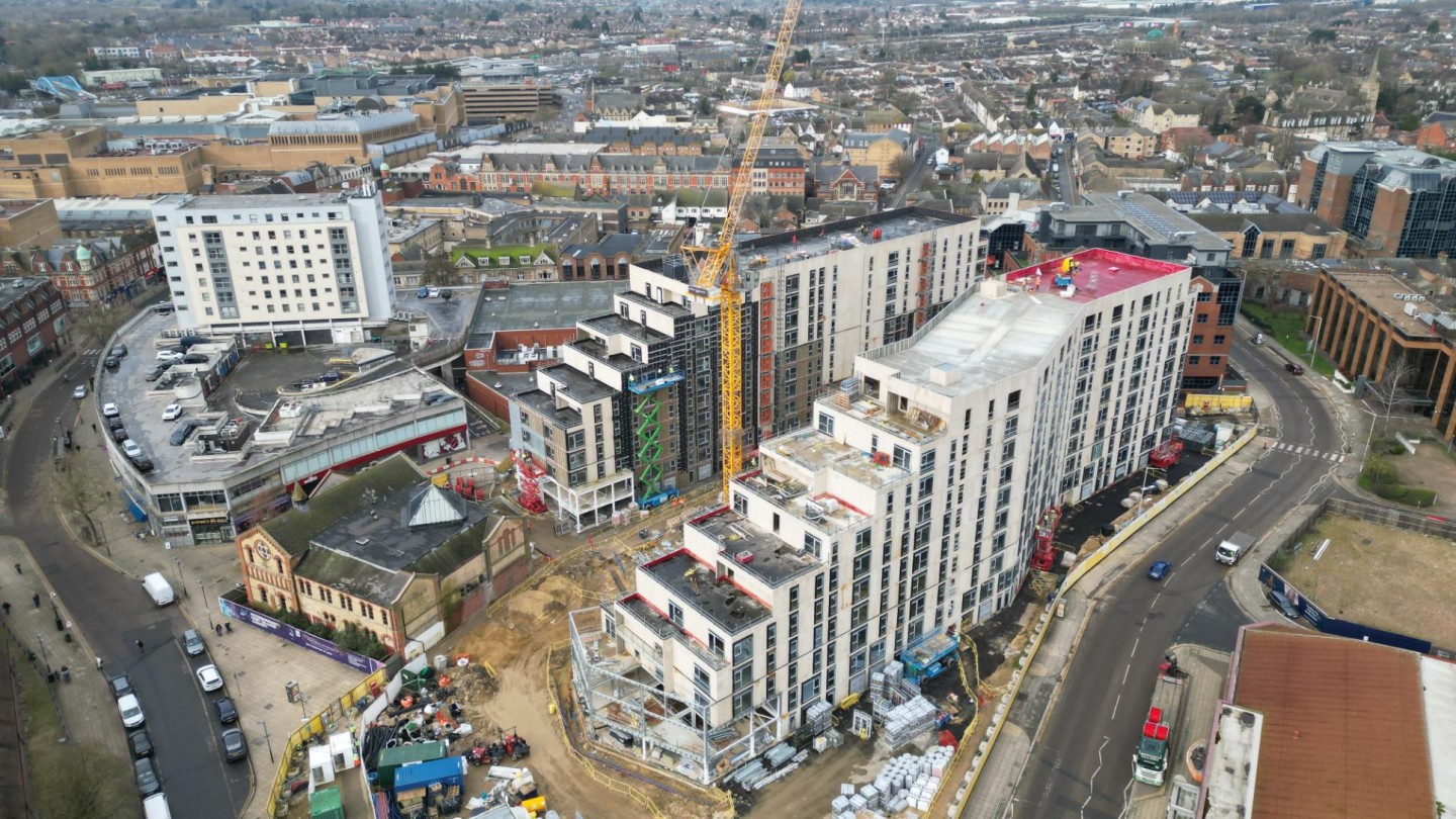 Cross Keys Homes’ Indigo housing project tops out in UK