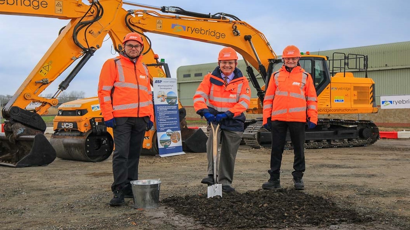 ABP breaks ground on Solent Gateway development's first phase in England