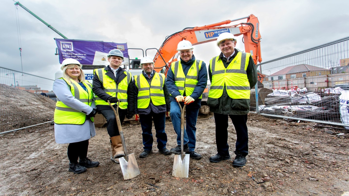 Construction begins on two regeneration projects in Hayes