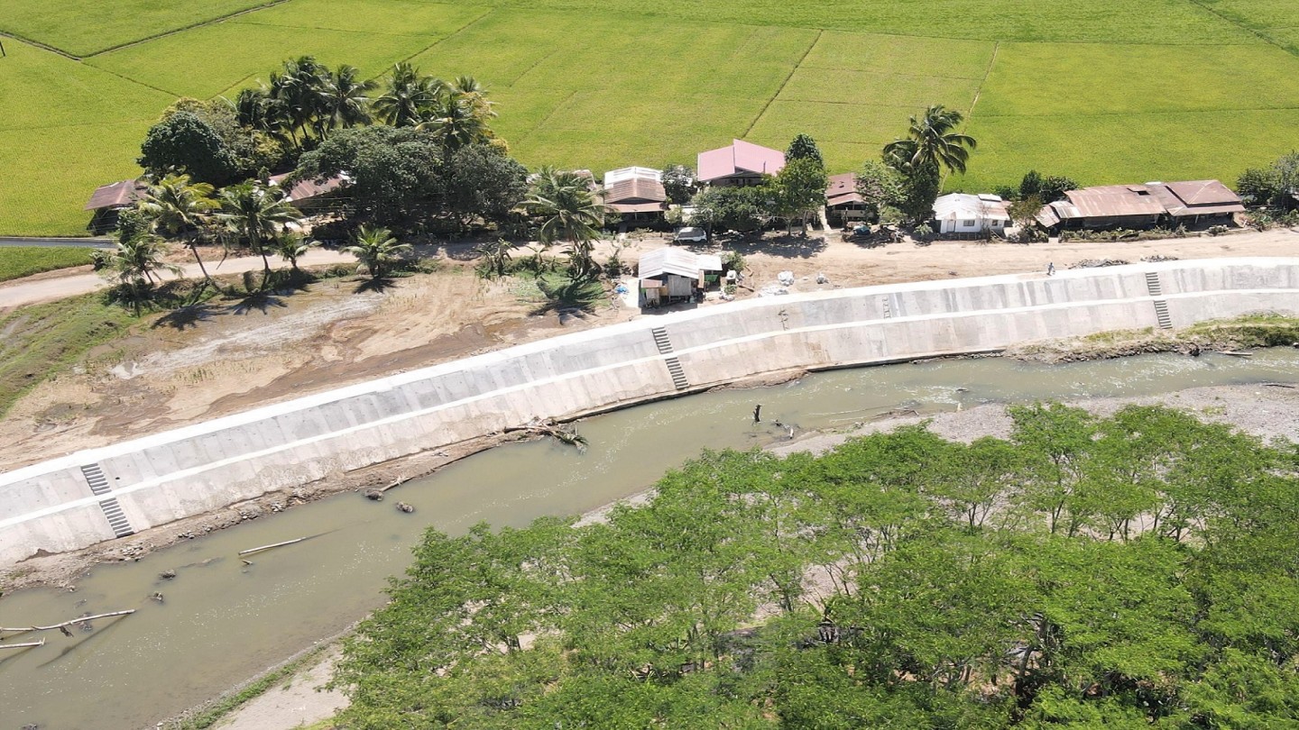 Philippines Dpwh Completes Flood Control Structure In Ramon Magsaysay