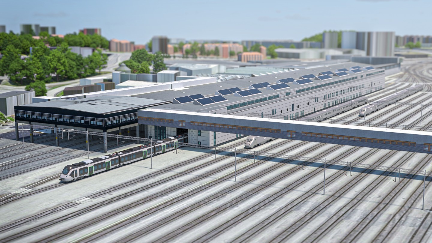 NCC wins contract to construct new train depot in Sweden