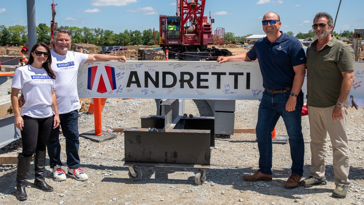 Andretti Global’s HQ first phase reaches construction milestone