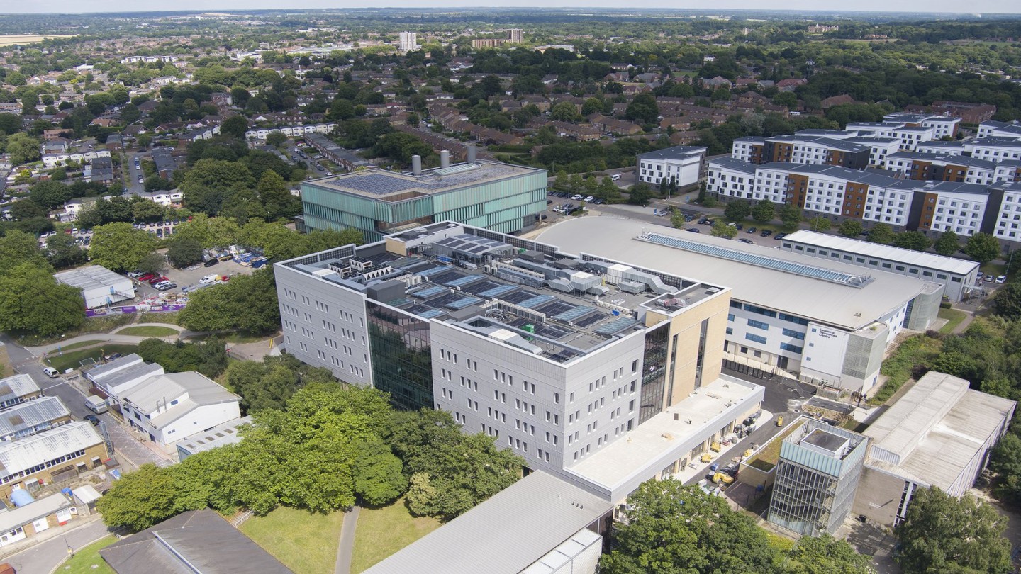 Hertfordshire University's Spectra building reaches practical completion