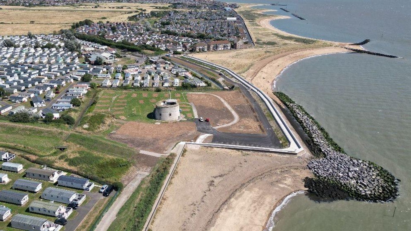 Cockett Wick seawall improvement scheme completed in UK