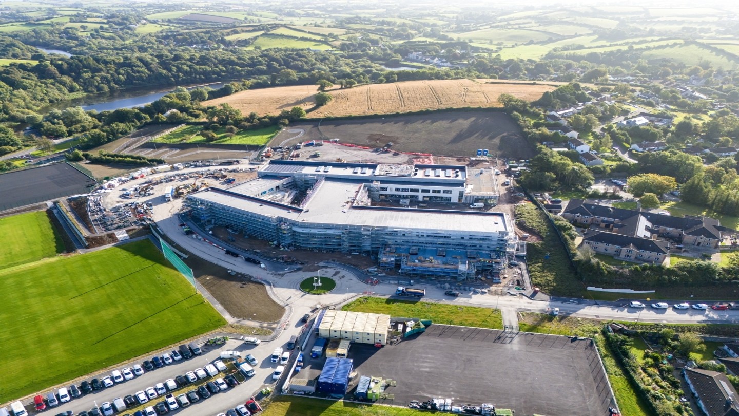 GRAHAM tops out Down High School in Northern Ireland