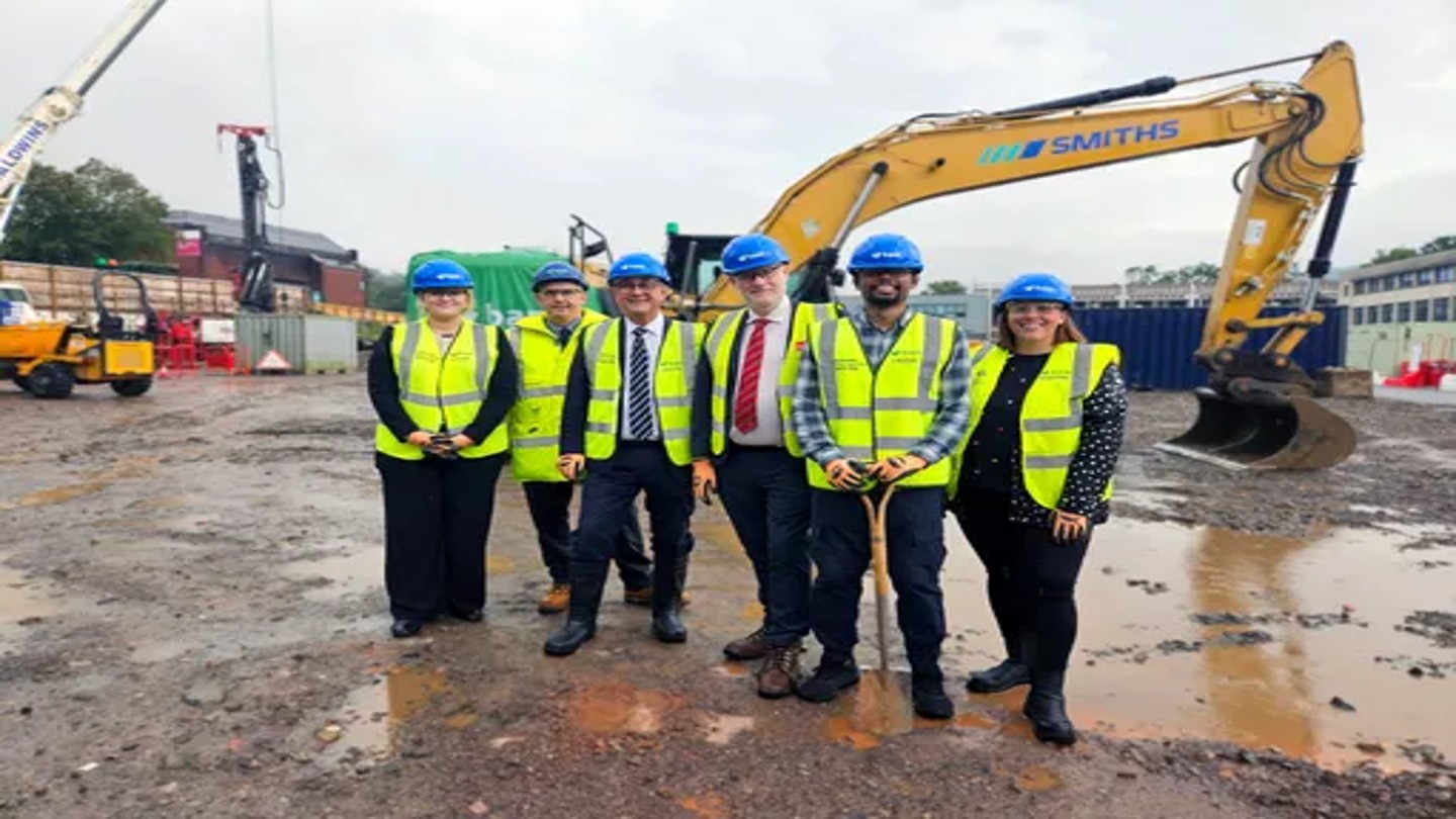 Construction begins on new building at USW's Treforest Campus