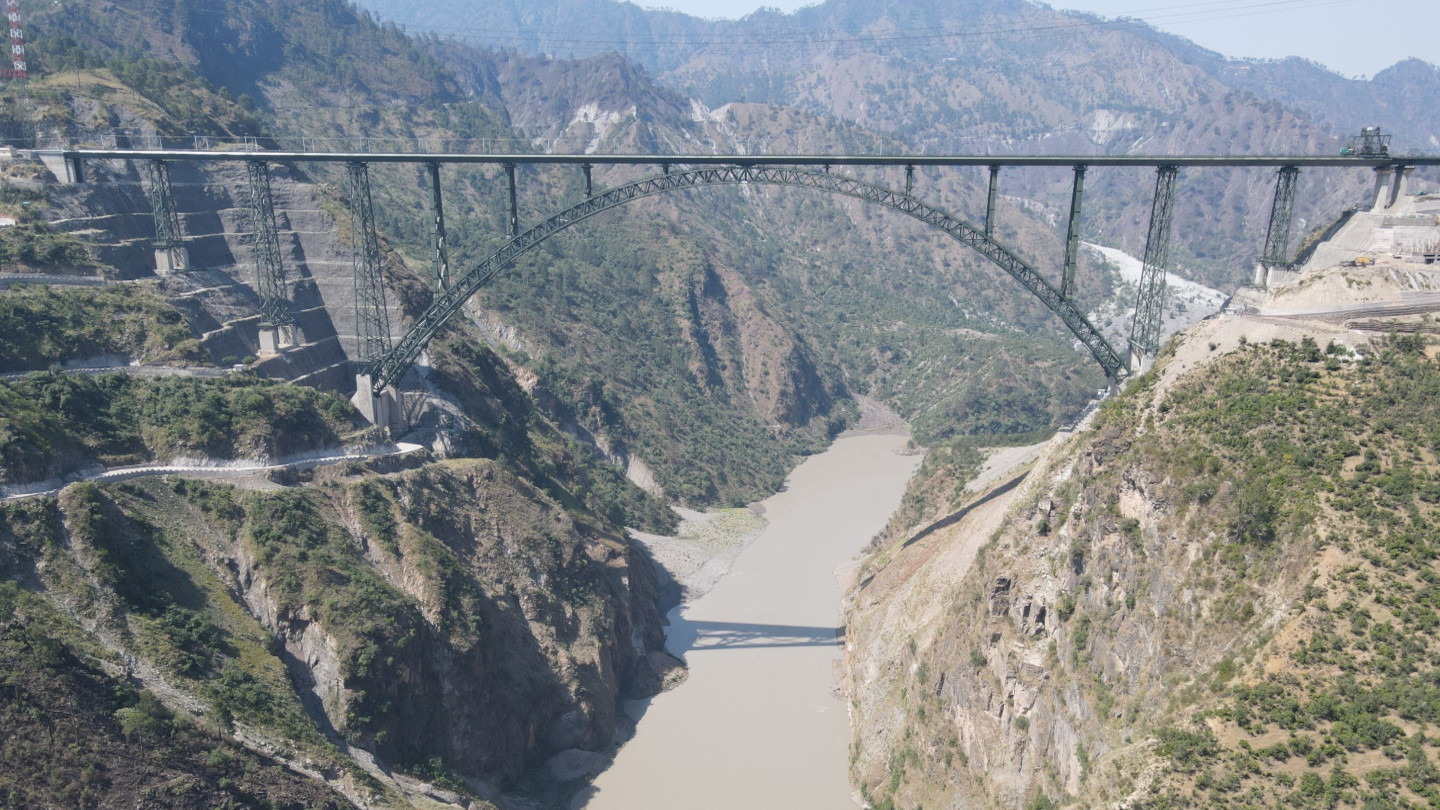 Afcons completes world's highest single-arch railway bridge in India