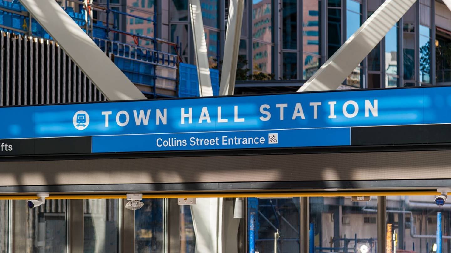 Construction finishes on Town Hall Station in Melbourne’s CBD